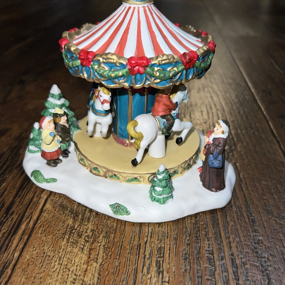 Christmas Carousel Horse Carole Towne Collection 2001 With Box ...