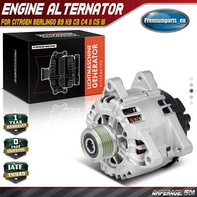 Alternator for Citroen Berlingo B9 K9 C3 C4 II C5 III Dispatch DS3 DS4 ...