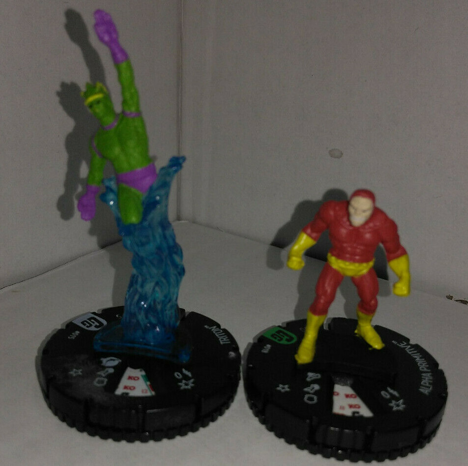 HEROCLIX GUARDIANS OF THE GALAXY Triton 015 Alpha Primitive 018 LOTX2 ...