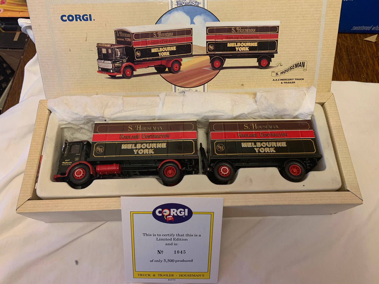 CORGI CLASSICS 1 50 AEC MERCURY TRUCK & TRAILER - S HOUSEMAN 97892 for ...