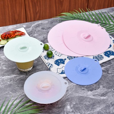 1pcs Leak-proof Sealed Cover Dust-proof Pot Lid Anti-spill Cover ...