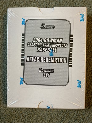 2004 BOWMAN DRAFT PICKS & PROSPECTS BASEBALL AFLAC REDEMPTION SET ...