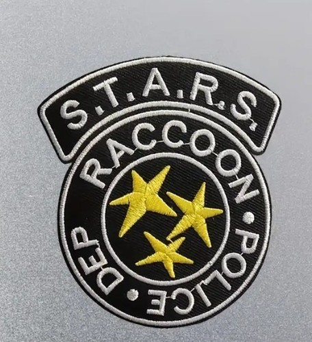 Resident Evil Stars Raccoon Police Department Iron-on Patch Black | eBay