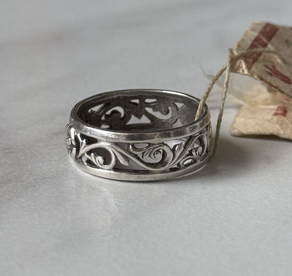 Vintage Russian Soviet Silver 916 Ring USSR Women's Jewelry 8 (18) New ...