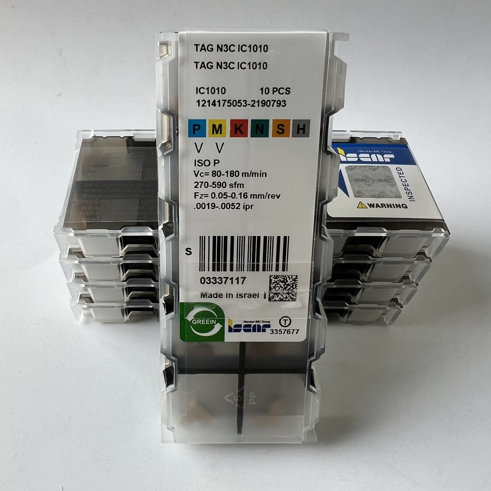 ISCAR / TAGN3C IC1010 / Industrial indexable Carbide Inserts 10 Pcs | eBay