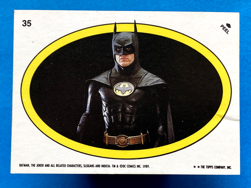 1989 Topps Batman Sticker #35 Batman | eBay