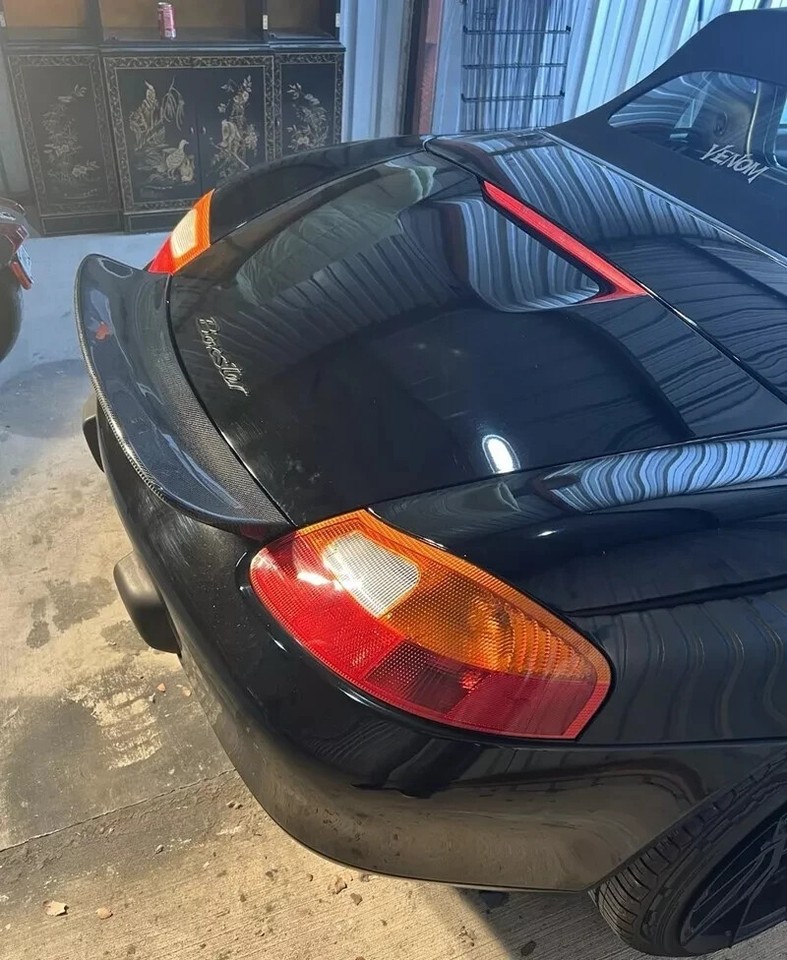 Fit For Porsche Carbon Fiber 1997-2003 Boxster 986 Rear Wing Trunk ...
