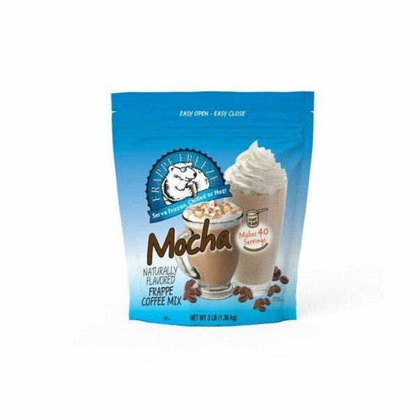 DaVinci Gourmet Mocha Naturally Flavored Frappe Coffee Mix - 3lbs for ...