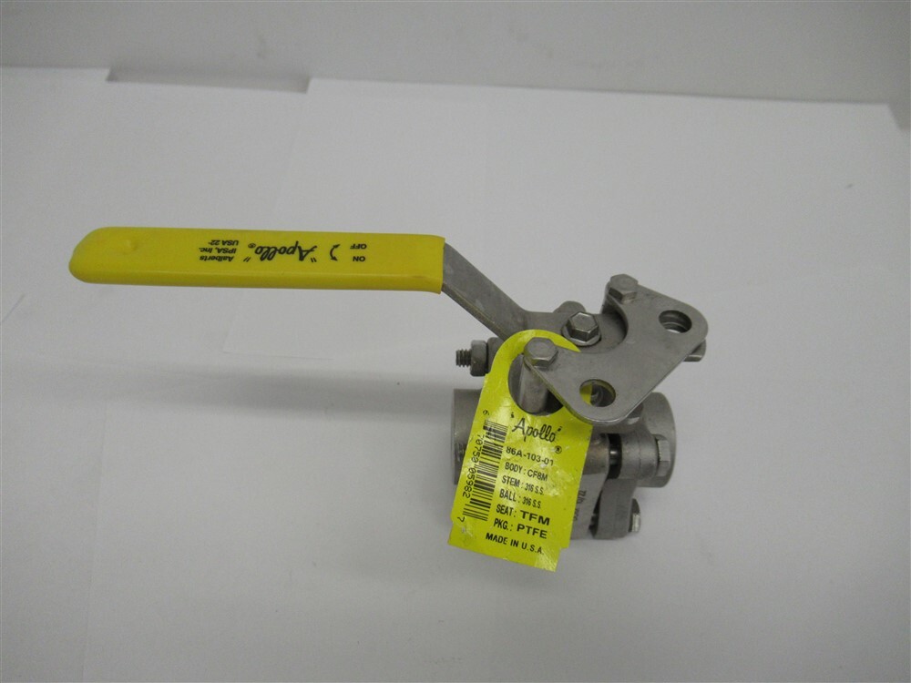 Apollo 86A-103-01 , 1/2" Pipe , Full Port Stainless Steel Inline Ball ...