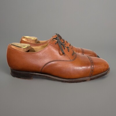 Poulsen Skone & Co Brown Oxford Leather Shoes Men’s 11.5 Made in ...