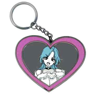 Gamersupps Waifu Cups "Love Struck" Metal Keychain Limited Edition! | eBay