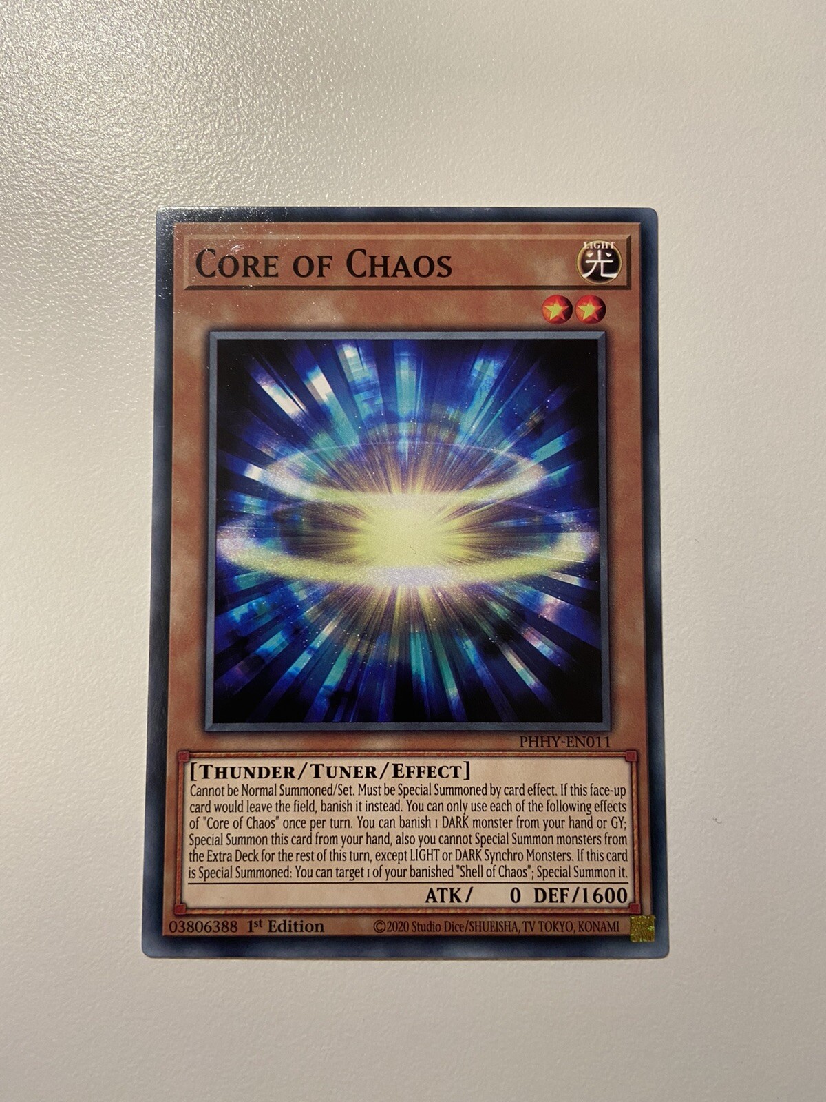 PHHY-EN011 Core of Chaos :: Common 1st Edition Mint YuGiOh Card | eBay UK