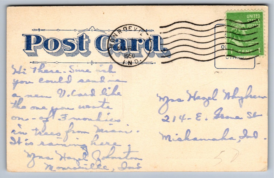 Postcard MA B&W First Post Office Haverhill Massachusetts T8 | eBay