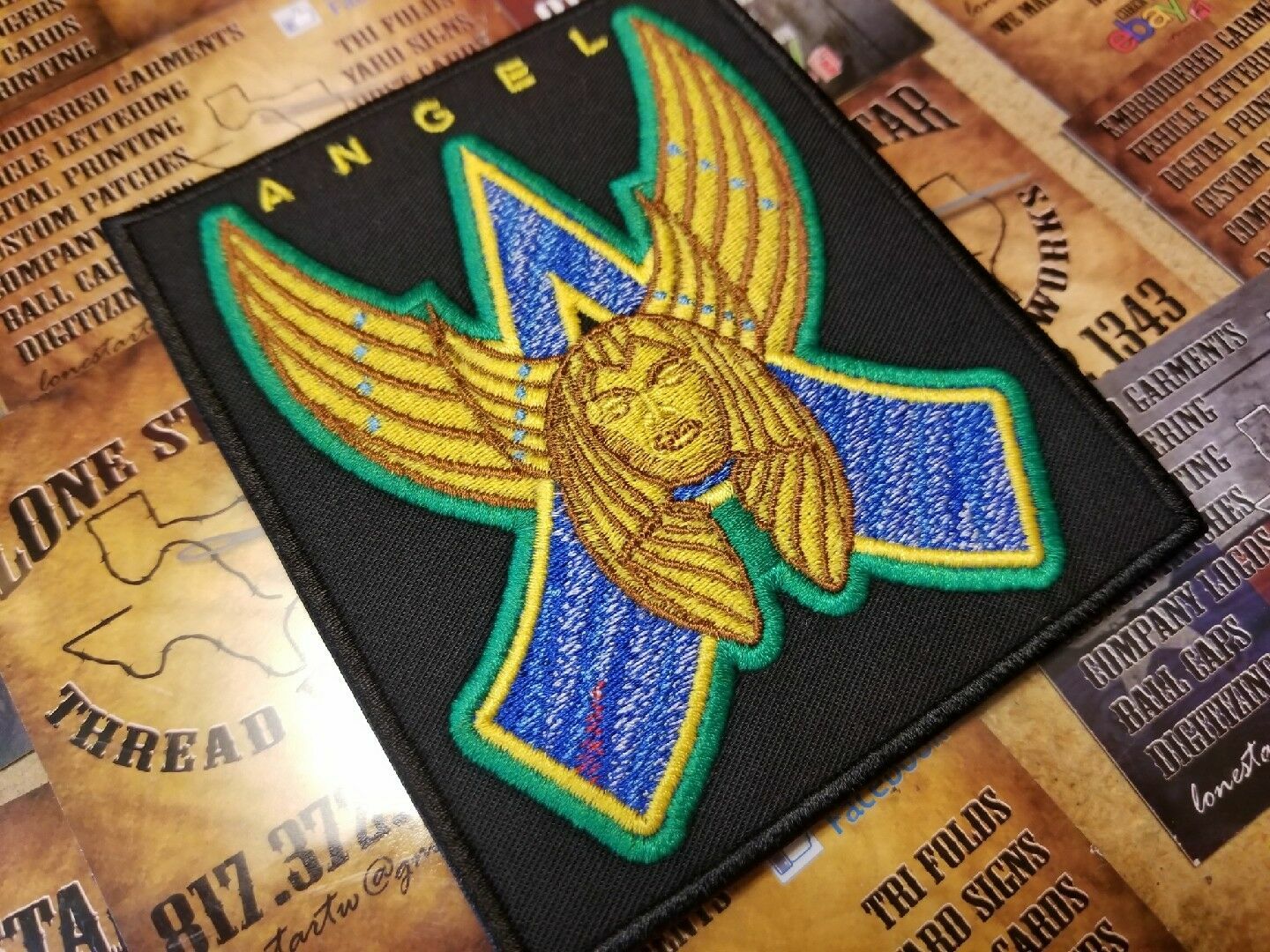 EMBROIDERED ANGEL ROCK BAND RISEN PATCH (Please Read Ad) | eBay