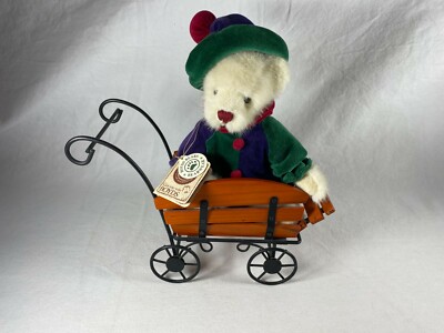Boyd's Bears Snickersnoodle and wooden Pram wagon | eBay