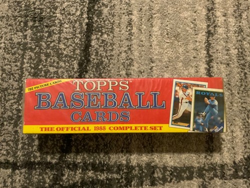 1988 TOPPS BASEBALL MLB COMPLETE SET FACTORY SEALED 792 PICTURE CARDS ...
