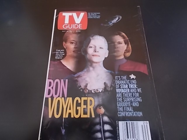 Alice Krige, Star Trek: Voyager, Baywatch - TV Guide Magazine 2001 | eBay