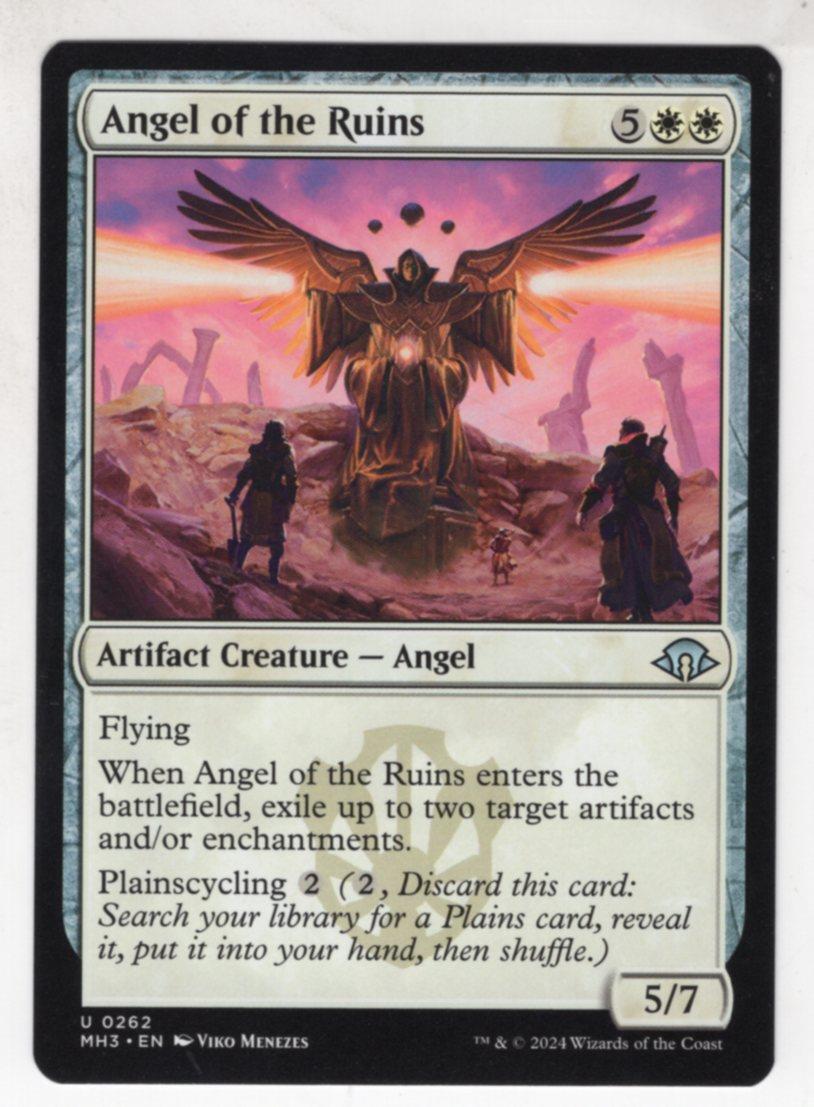 MTG Modern Horizons 3 Uncommon Card #262 Angel of the Ruins | eBay UK