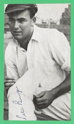 PETER BURGE AUSTRALIA TEST CRICKETER 1955-66 ORIGINAL AUTOGRAPHED ...