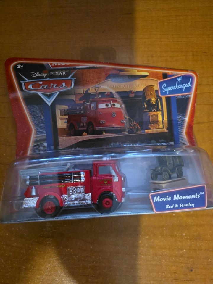 Mattel Disney Pixar Cars Red and Stanley Statue 2-Pack Die-Cast | eBay