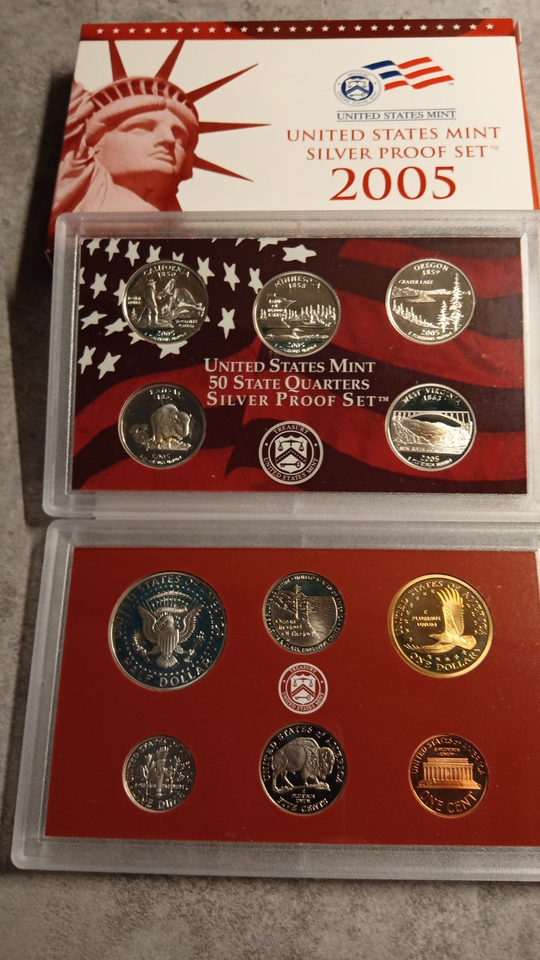 2005-Silver Proof Set --11 Coin Set-OGP And C.O.A | eBay