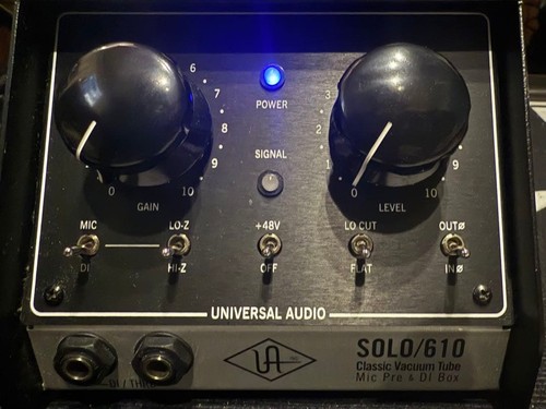 Universal Audio SOLO/610 Tube Mic Preamp Vintage Neve Style Used | eBay