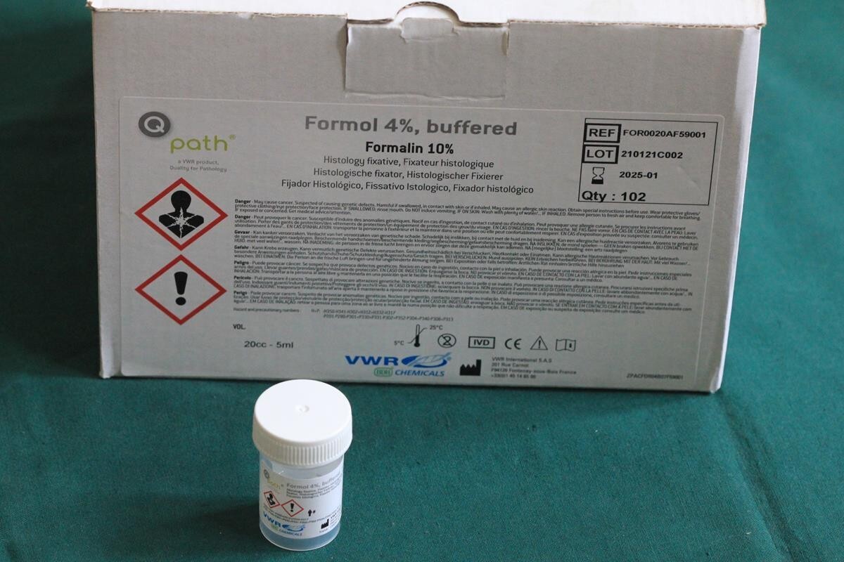 102x20ml VWR Path Formol 4% Buffered Formaldehydlösung Formlin 10% ...