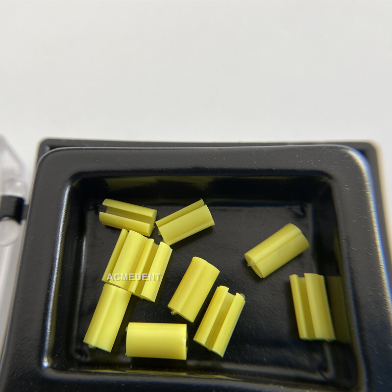 10Pcs Dental Rider Female Yellow Riders Fits Hader Bar Semi-precision ...