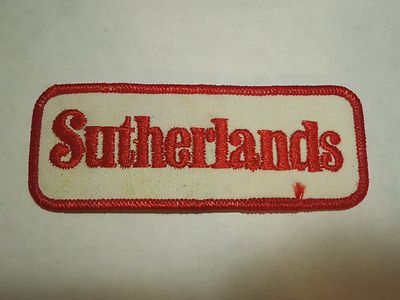 Vintage Sutherlands Lumber and Home Improvement Company Logo Iron On ...