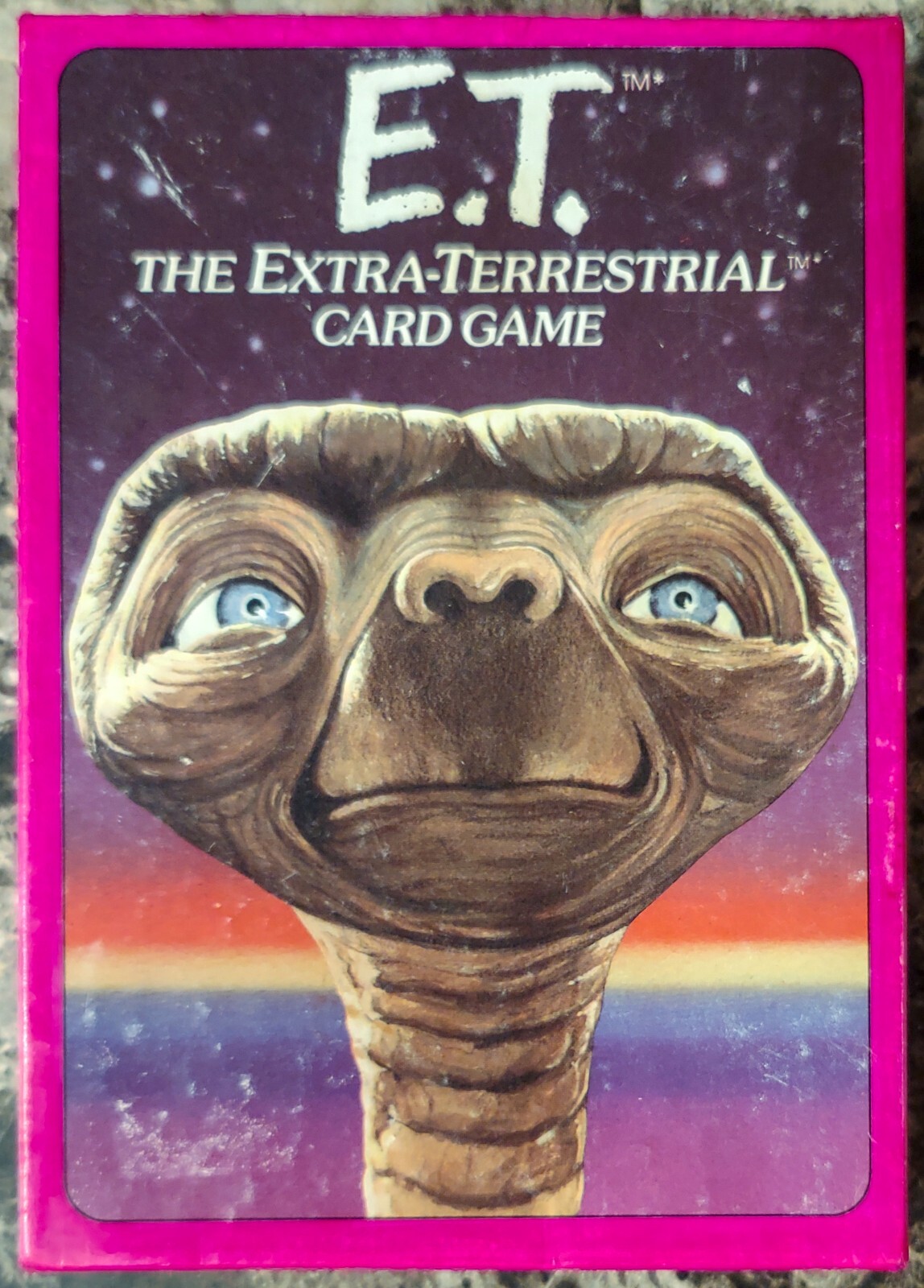 ET E.T. The Extra-Terrestrial Card Game In Original Box Parker Brothers ...