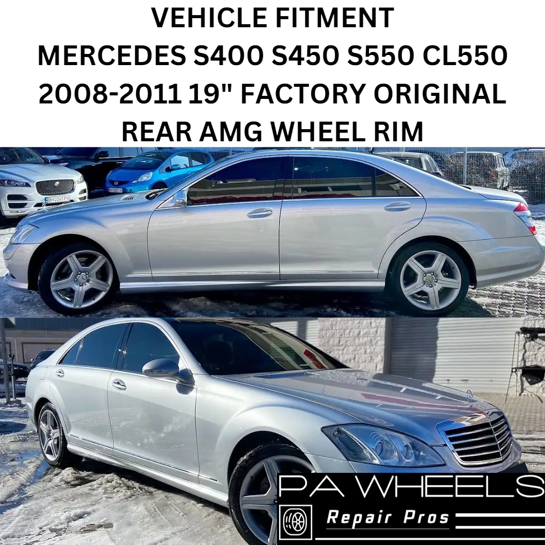MERCEDES S-CLASS & CL550 2007-2011 19" FACTORY OEM REAR AMG WHEEL RIM ...