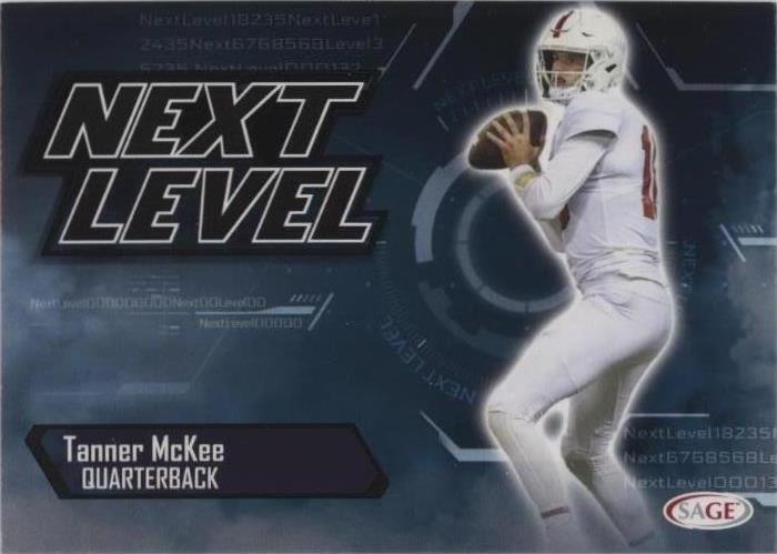 2023 SAGE Low Series - Next Level Tanner McKee #85 (RC) for sale online ...