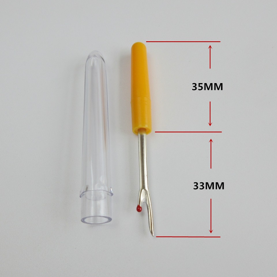 10 Pcs Seam Ripper Needle Sewing Plastic Handle Cross Stitch Diy Cutter ...