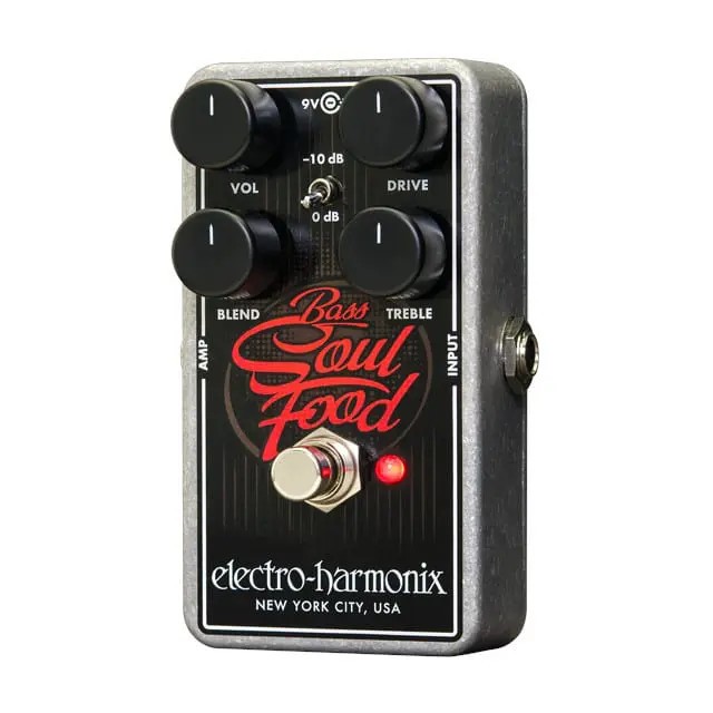 Electro Harmonix Bass Soul Food Stomp Box Effect Pedal with power ...
