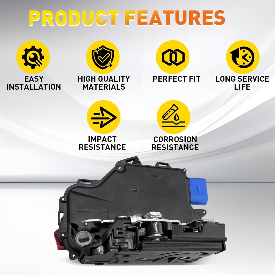 For VW Golf MK5 03-15 Front Left Right Side Door Lock Central Actuator ...