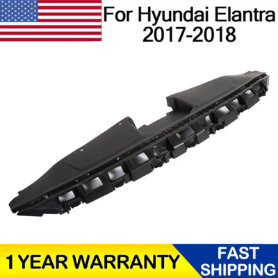 For 2017-2018 Hyundai Elantra Front Radiator Support Cover Black ABS ...