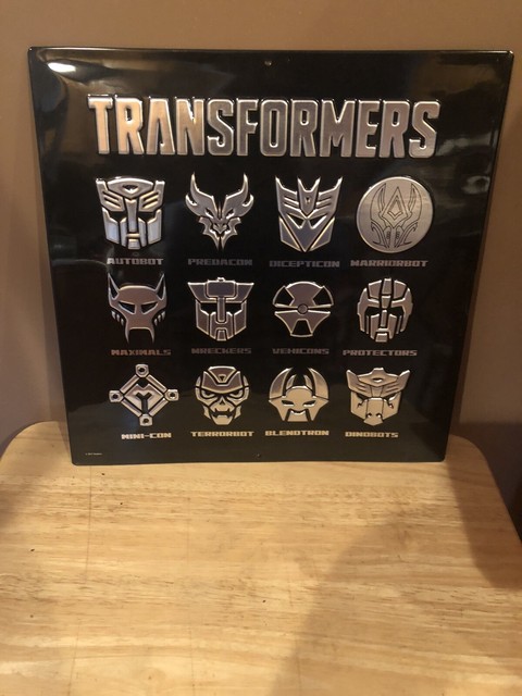 Transformers Faction Symbols Metal Sign | eBay