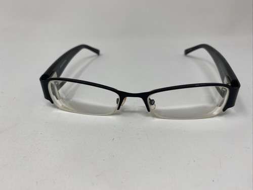 SKECHERS SK 2006 BLACK 49/17/135 EYEGLASSES HALF RIMLESS A443 | eBay