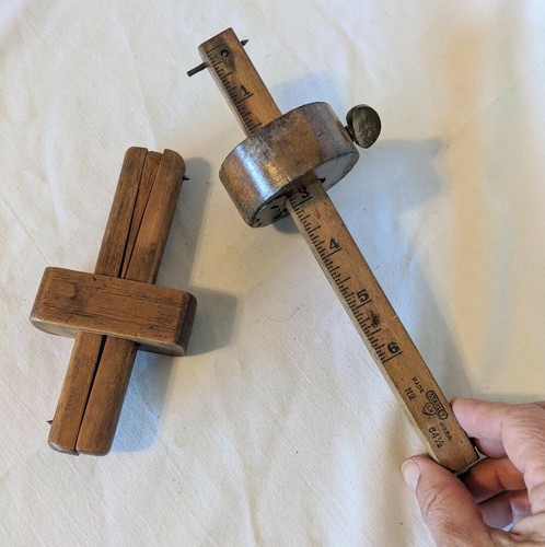 Antique wood scribe mortise gauge tools | eBay