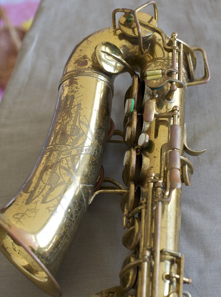 Conn Alto 6M saxophone Vintage rolled tone holes 1947 + soft CASE | eBay