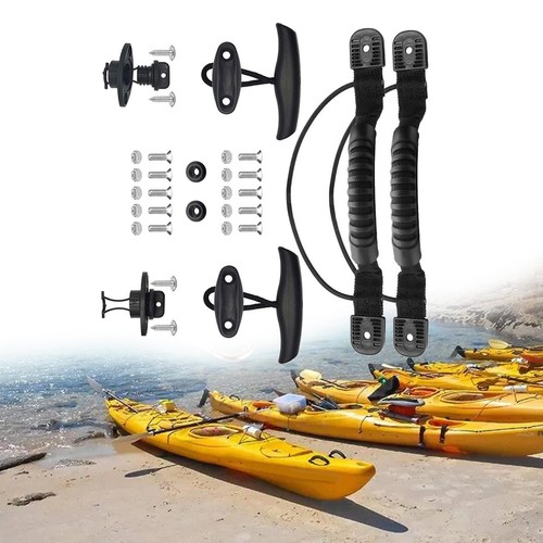 Kayak Deck Rigging Kit with Screws Kayak Fitting Rope Handle Kayak ...