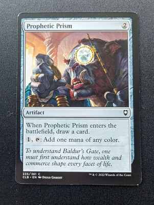 Magic the Gathering PROPHETIC PRISM Battle for Baldur's Gate #335 | eBay