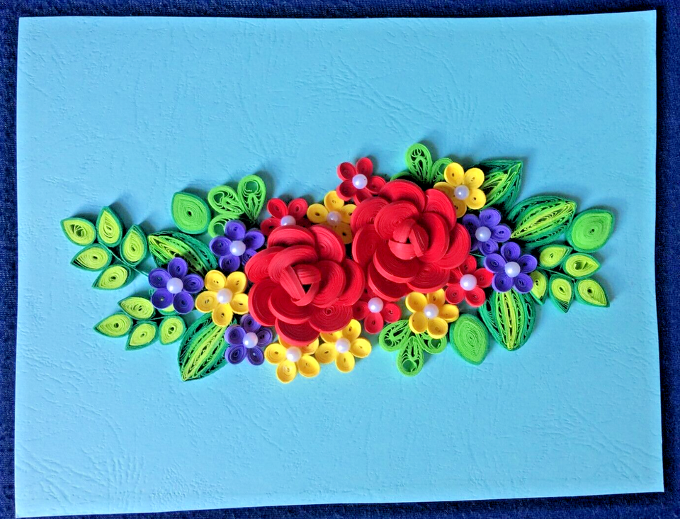 Paper Quilling handmade art making greeting, birthday cards, wall deco ...