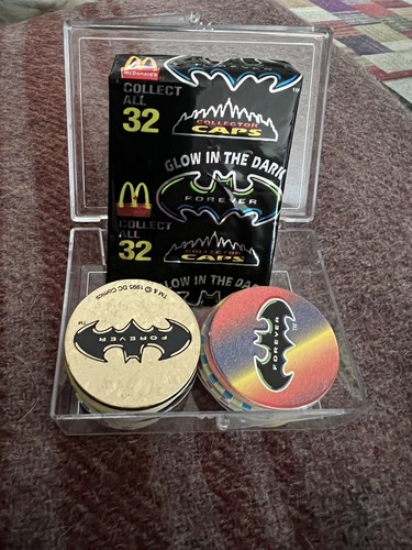 1995 McDonald’s Batman Forever Collector Pogs. Complete Set Of 32 DC ...