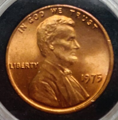 1975 no mint mark SUPER RED Penny | eBay