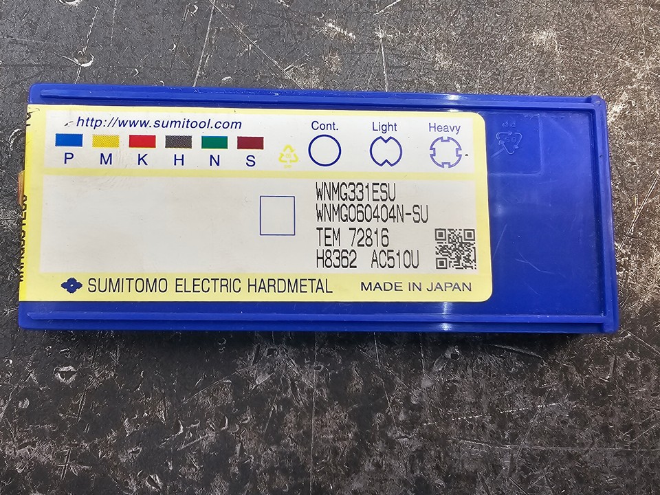 Qty 2 Sumitomo WNMG 331 060404 WNMG331ESU WNMG060404N-SU AC510U Carbide ...