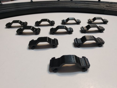 10 3D Printed Body Clips Compatible with AFX TOMY 1.5 Mega G+ Slot Car ...