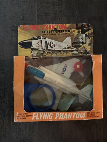 Vintage Flying Phantom Battery Operated NAVY Model Plane Hong Kong | eBay