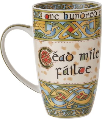 Irish Weave Ceramic Mug With by Clara Crafts | eBay