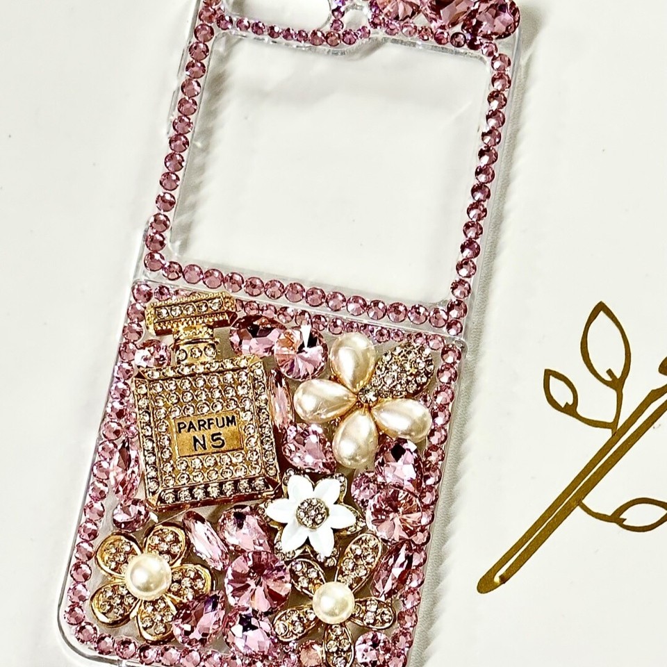 Bling Phone Case, Sparkling Crystal Perfume Bottle Crystal Beautiful ...